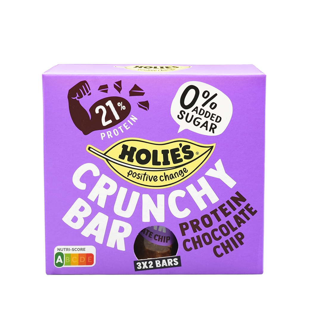 Crunchy Bar Protein Chocolate Chip (9x3x40g) – Holie's